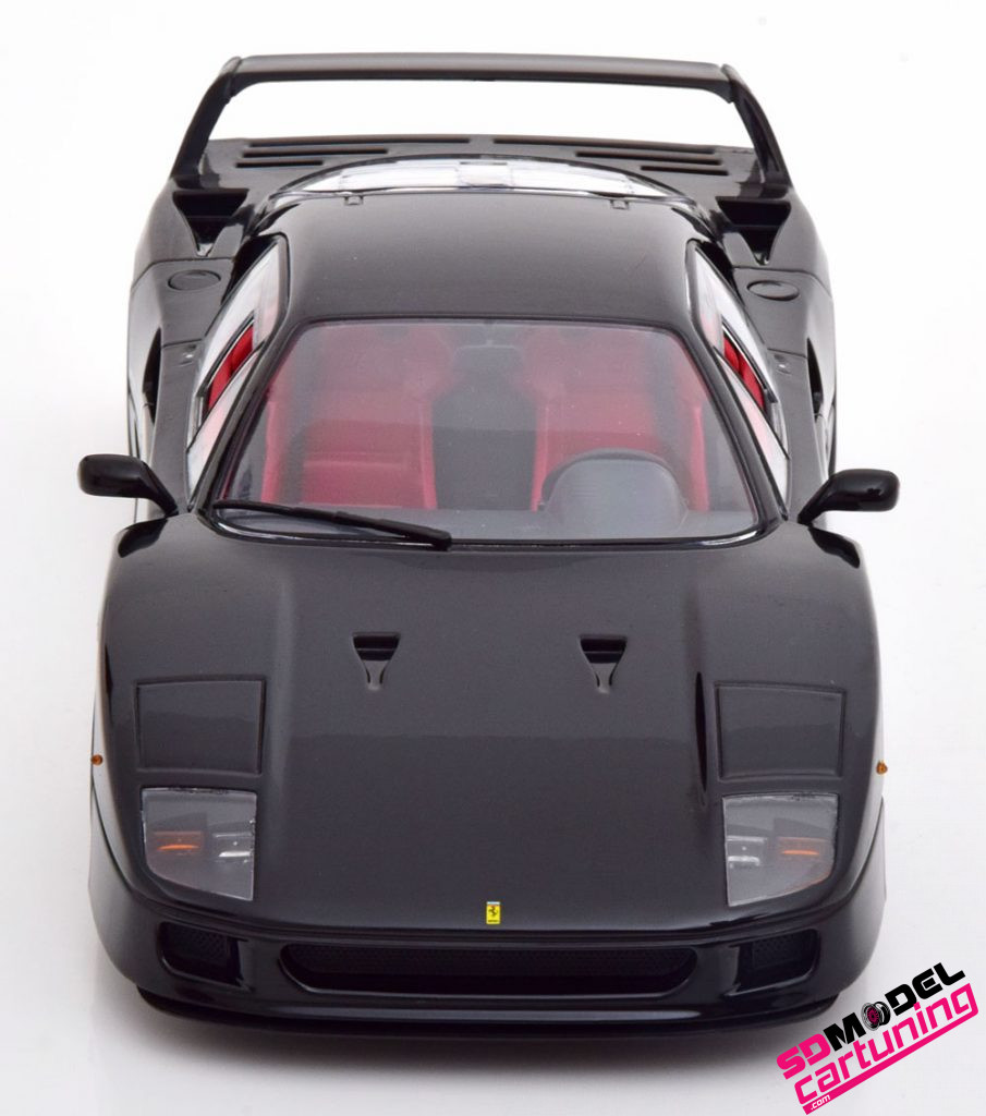 1:18 Ferrari F40 Lightweight 1990 - Zwart - SDmodelcartuning.com