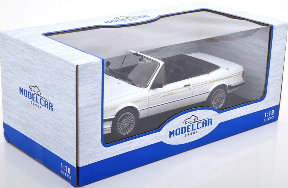 1:18 BMW E30 Alpina C2 2.7 Convertible - White - SDmodelcartuning.com