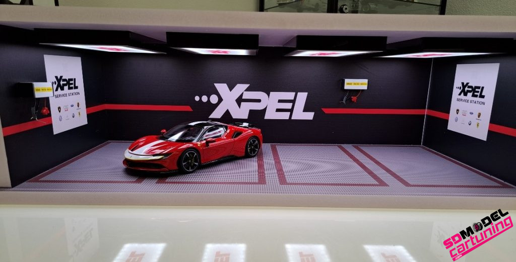 1:18 Service Parking diorama Xpel – Large - Building kit ...