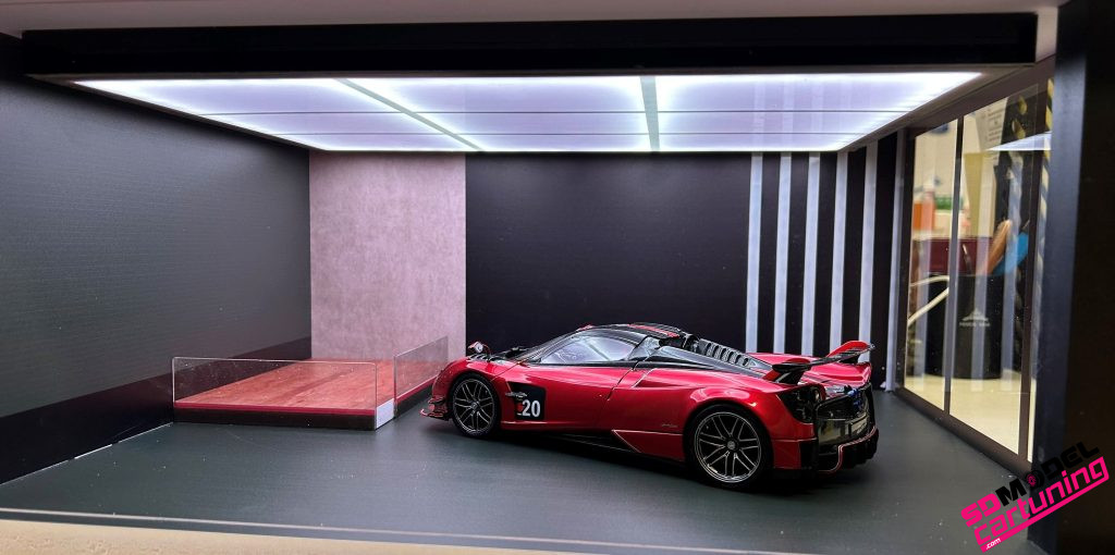 1:18 Car showroom diorama - Building kit - SDmodelcartuning.com