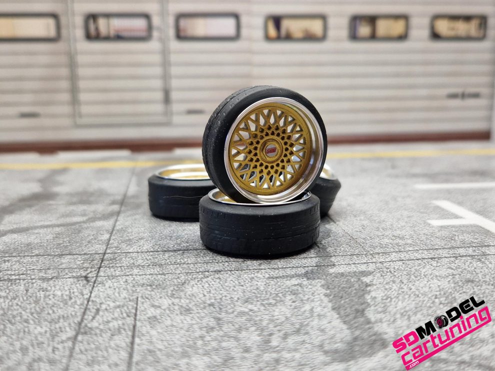 1:18 BBS RS 1pc Aluminum rim set 16 inch - SDmodelcartuning.com