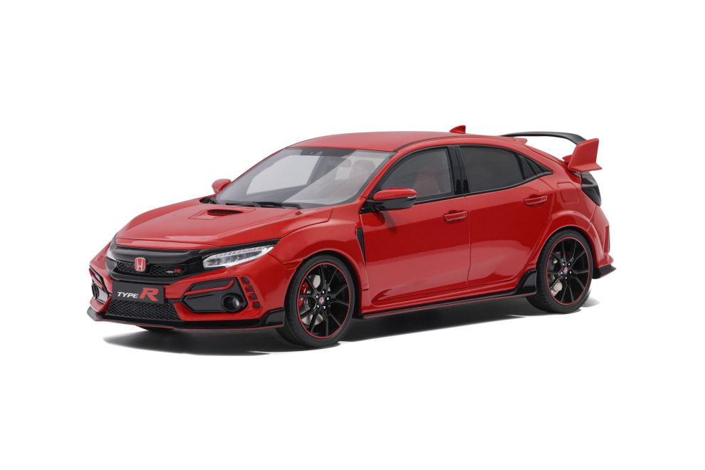1:18 Honda Civic Type R GT FK8 Euro 2020 - Rojo - SDmodelcartuning.com