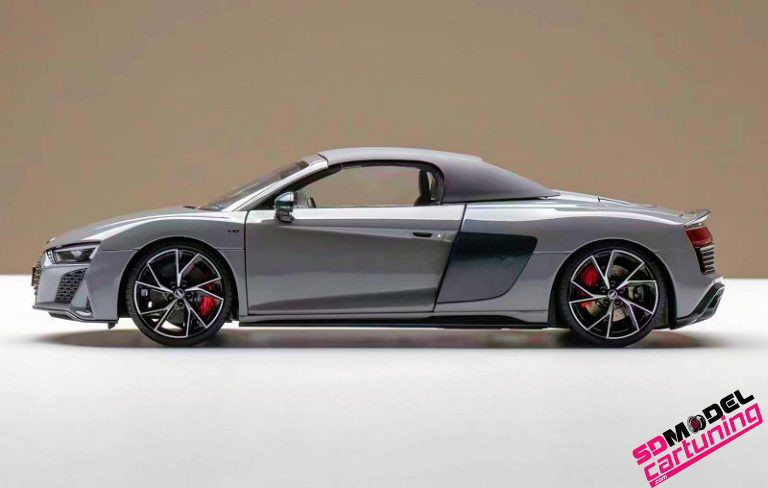 1:18 Audi R8 Spider - Nardo grey - SDmodelcartuning.com