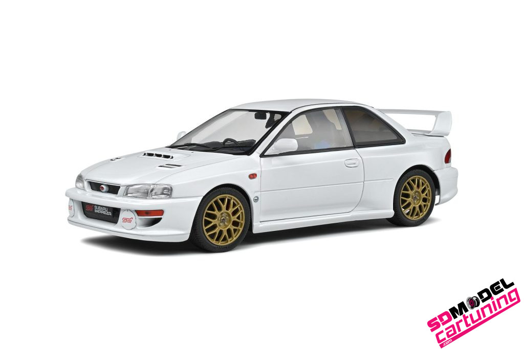 1:18 Subaru Impreza 22B - 1998 - Blanco puro - SDmodelcartuning.com
