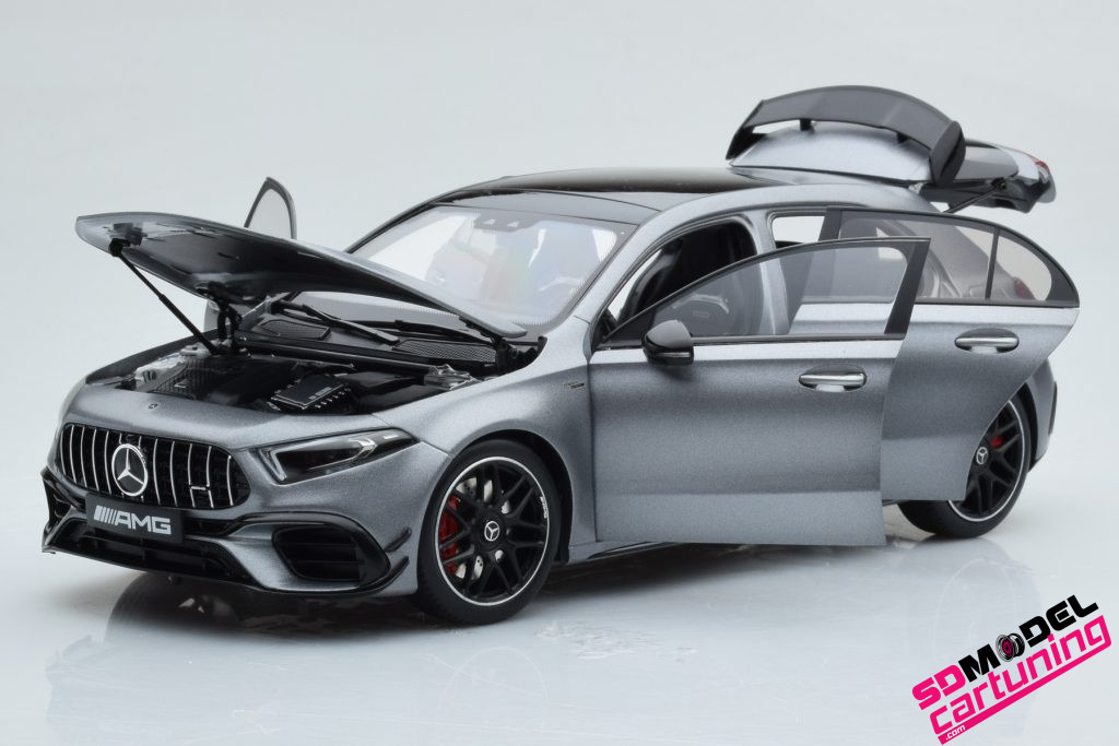 1:18 Mercedes-Benz A45 AMG - Silver Gray - SDmodelcartuning.com