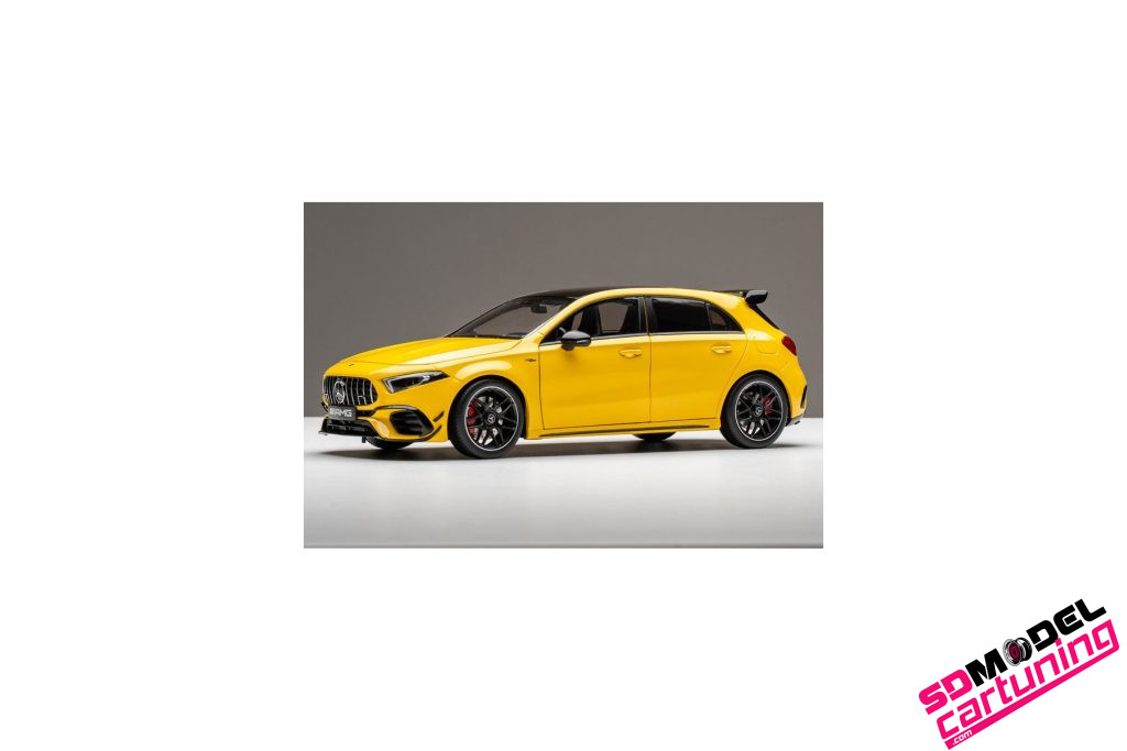 1:18 Mercedes-Benz A45 AMG - Geel - SDmodelcartuning.com