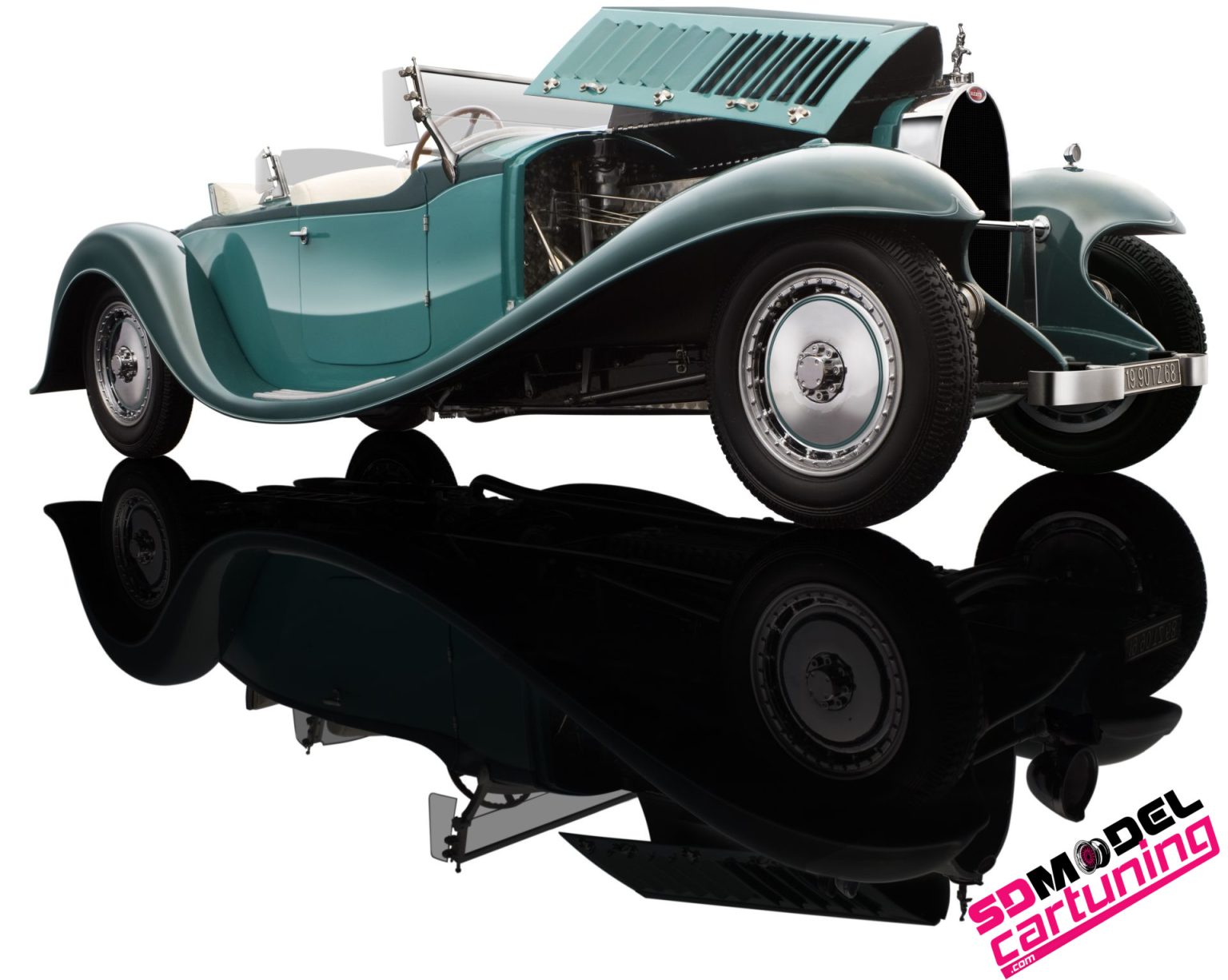 1:18 Bugatti Roadster Esders - 1932 - Turqoise - SDmodelcartuning.com