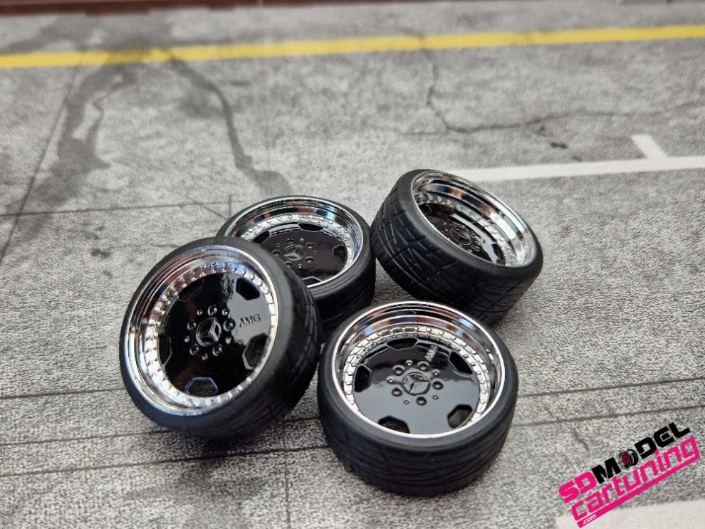 1:18 AMG Style universal rim set 18inch - SDmodelcartuning.com