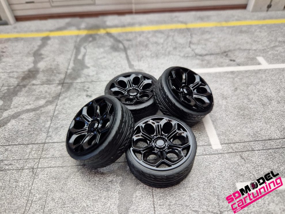 1:18 AL13 R110 wheelset 20 inch - SDmodelcartuning.com