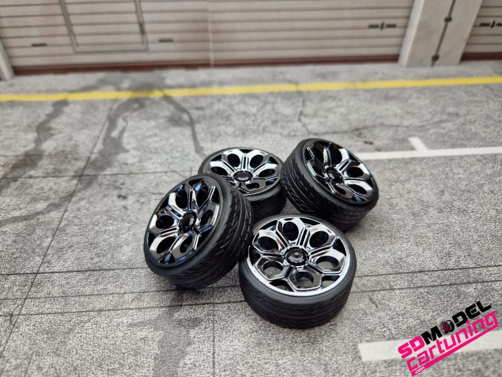 1:18 AL13 R110 wheelset 20 inch - SDmodelcartuning.com