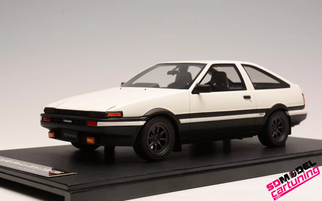 1:18 Toyota AE86 Trueno - White. - SDmodelcartuning.com