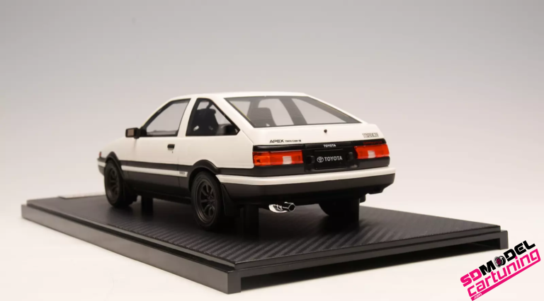 1:18 Toyota AE86 Trueno - White. - SDmodelcartuning.com