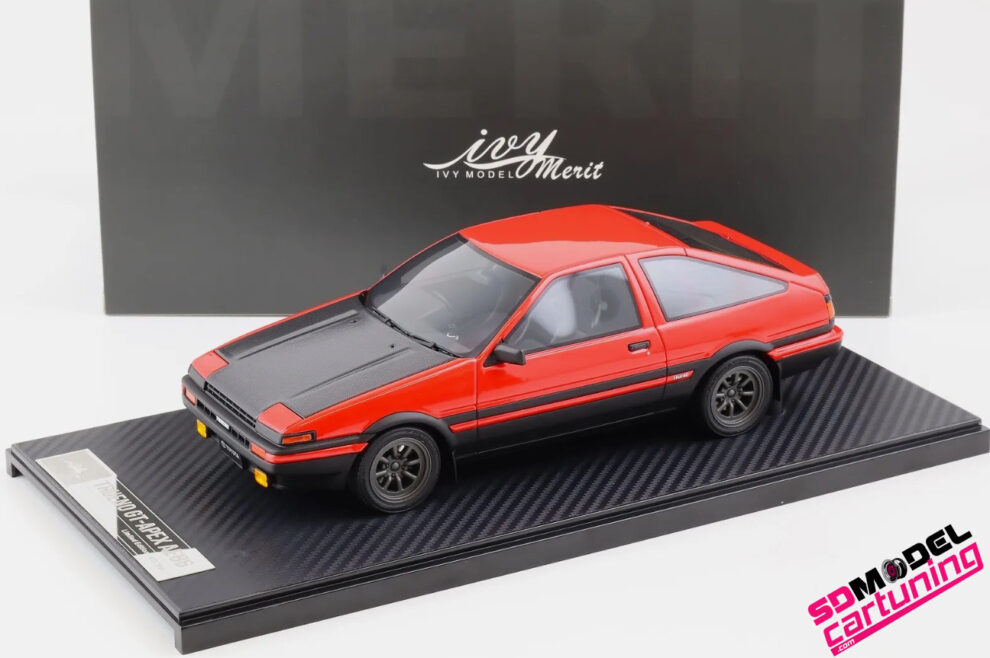 1:18 Toyota AE86 Trueno - Red. - SDmodelcartuning.com