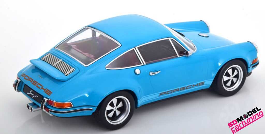 1:18 Porsche 911 Coupe Singer - Blue - SDmodelcartuning.com
