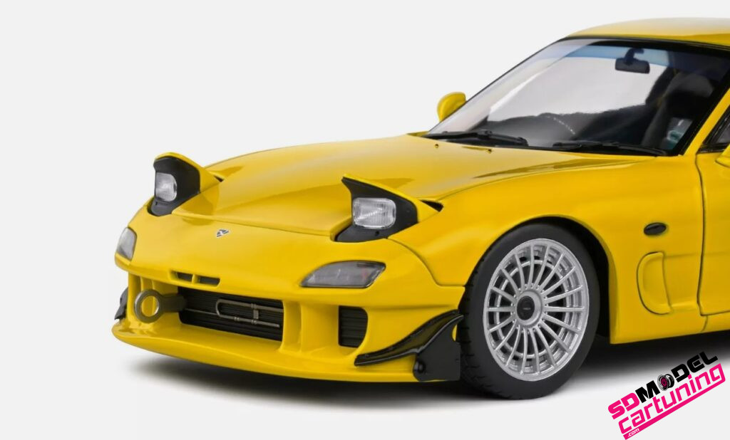 1:18 Mazda RX7 FD RS Streetfighter - 1994 - Geel - SDmodelcartuning.com