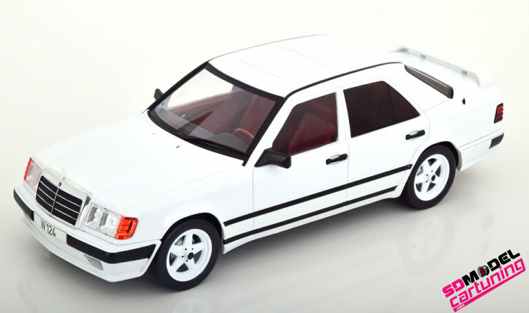 1:18 Mercedes-Benz W124 - 1986 - AMG Tuning - White - SDmodelcartuning.com