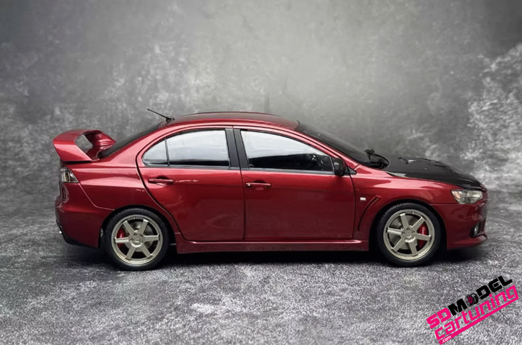 1:18 Mitsubishi Lancer Evolution X - Volk TE37 Rims - Red ...