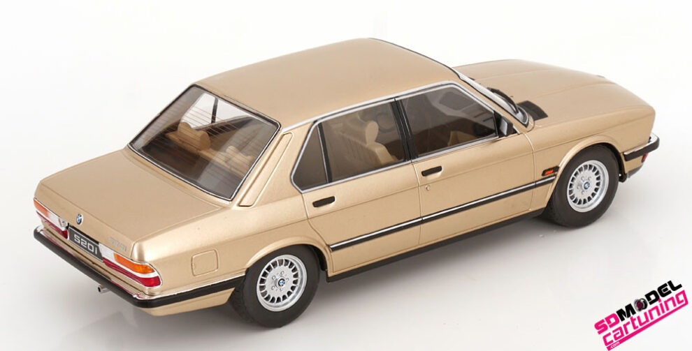 1:18 BMW E28 520I - 1987 - Goud metallic - SDmodelcartuning.com