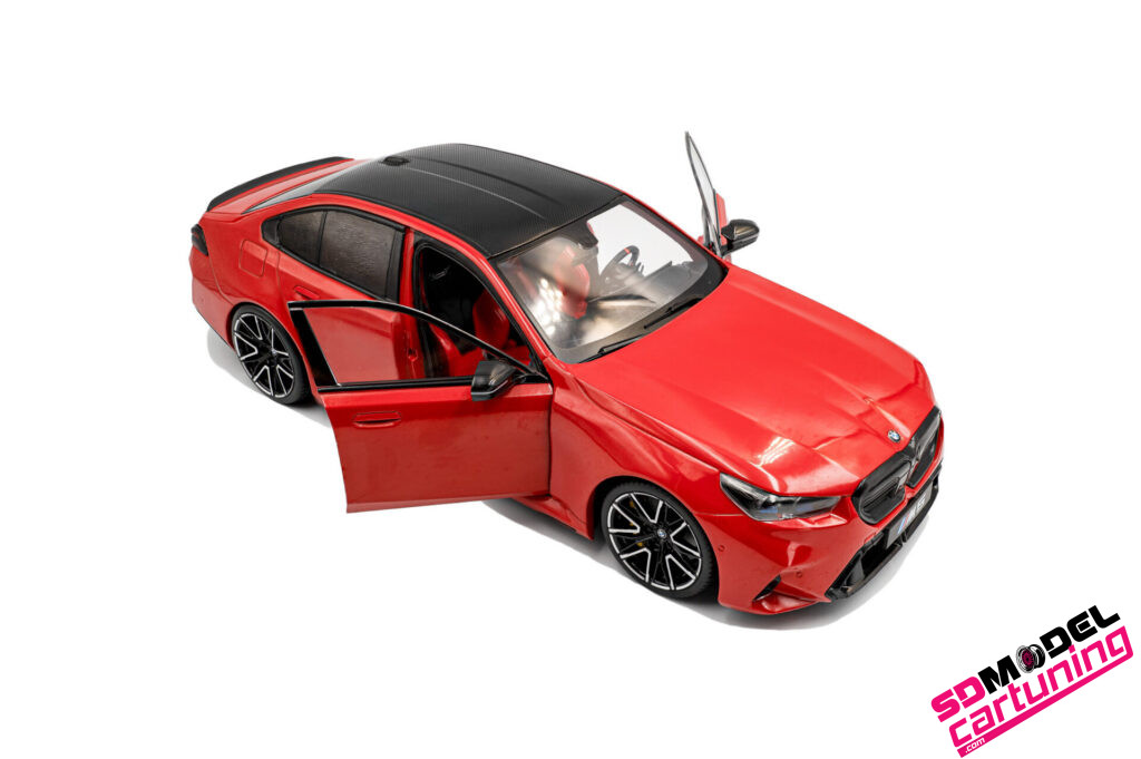 1:18 BMW M5 (G90) Sedan - 2025 - Fire Red - SDmodelcartuning.com