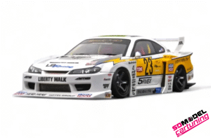 1:18 Nissan Silvia S15 LB Super Silhouette - 2021 - SDmodelcartuning.com