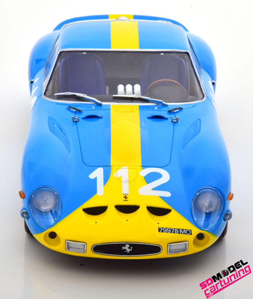 1:18 Ferrari 250 GTO No.112 Targa Florio - 1964 - Azul claro / Amarillo ...