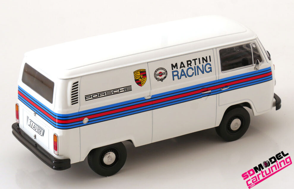 1:18 Volkswagen T2b Transporter - 1972 - Bianco - Porsche Martini ...