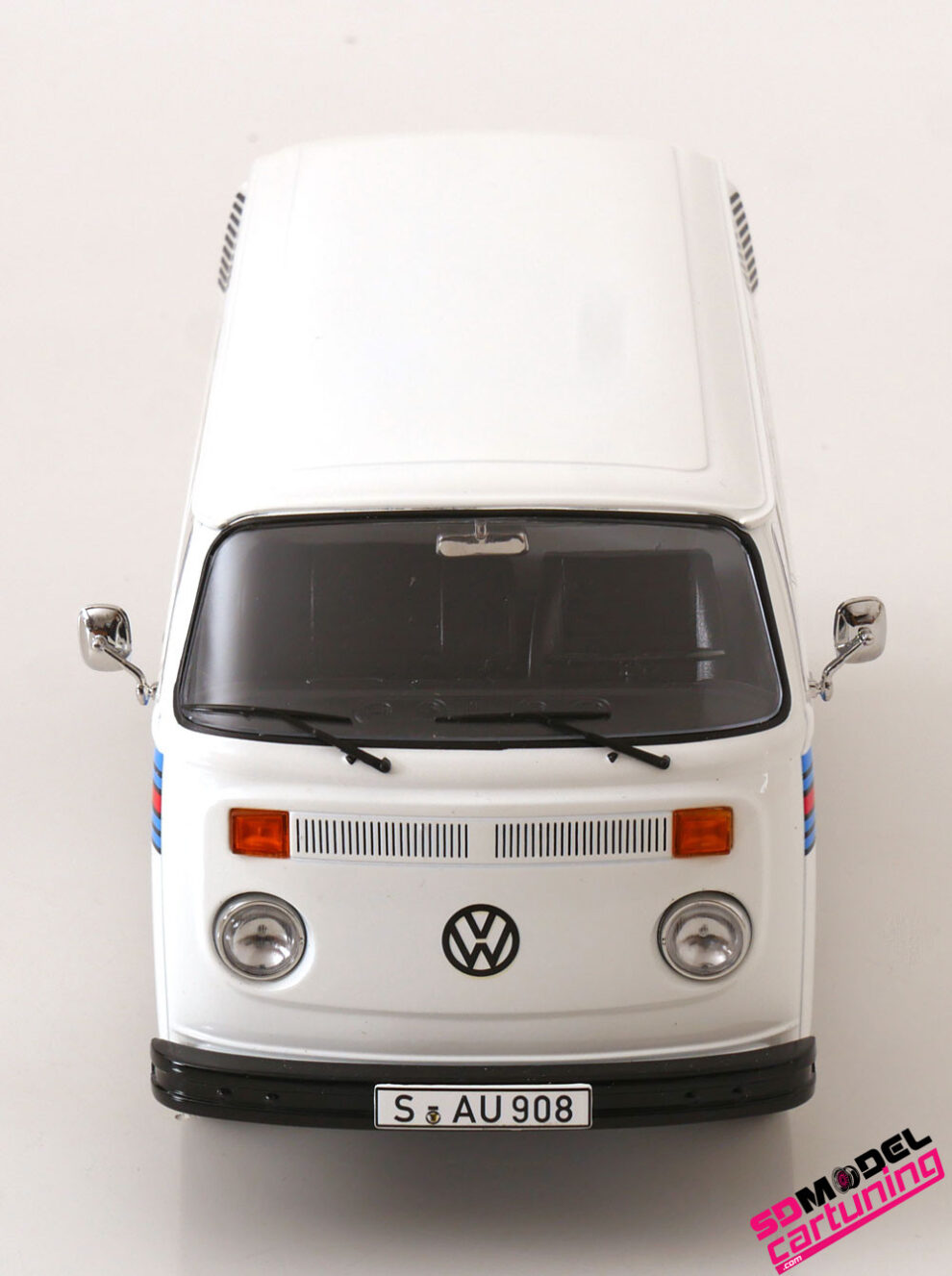 1:18 Volkswagen T2b Transporter - 1972 - Bianco - Porsche Martini ...
