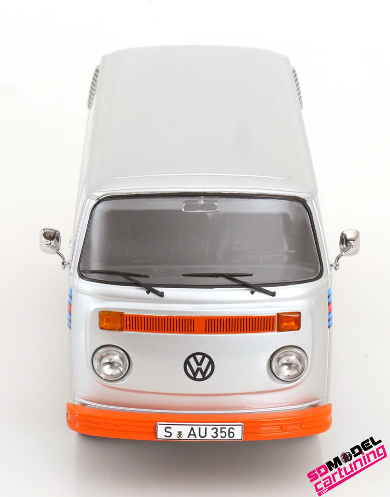 1:18 Volkswagen T2b Transporter - 1972 - Silber - Porsche Martini ...