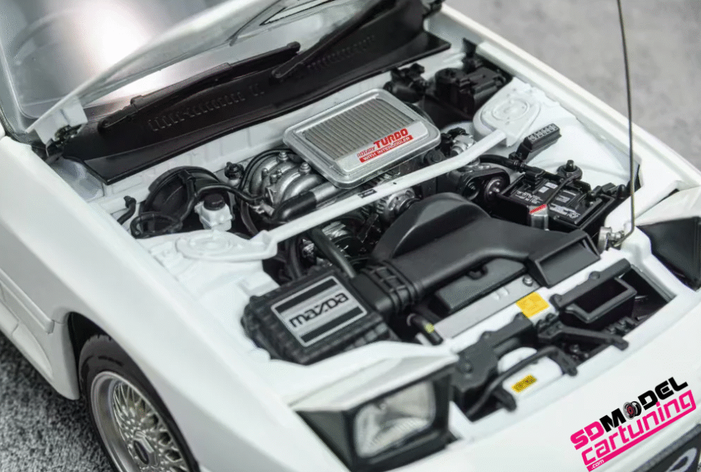 1:18 Mazda RX-7 FC3S - Wit - SDmodelcartuning.com