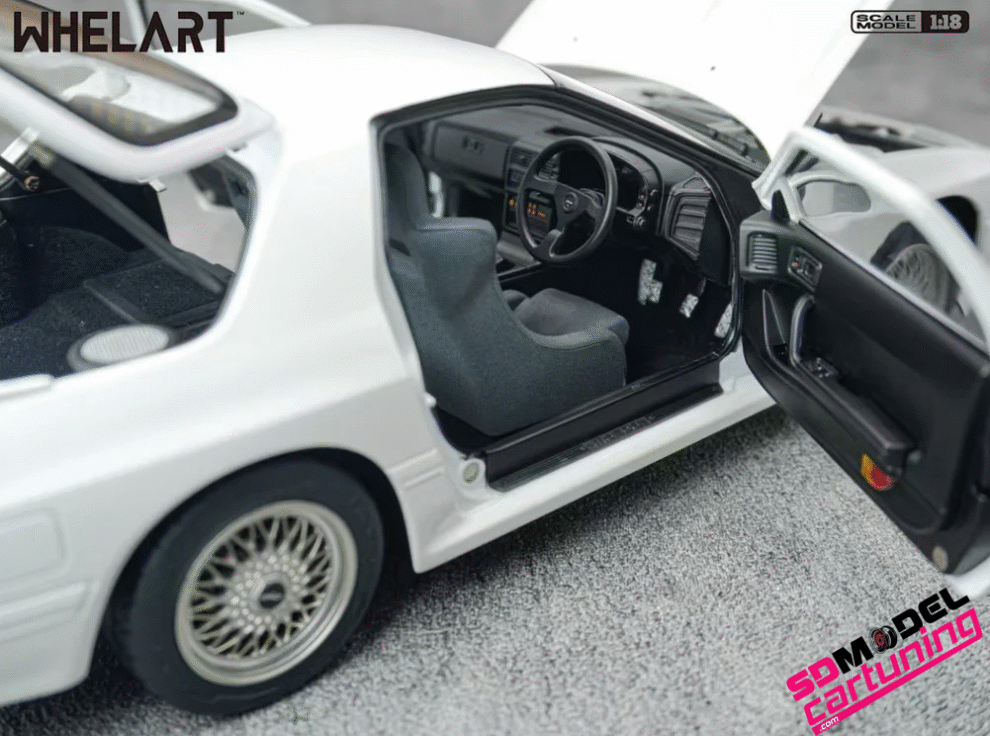 1:18 Mazda RX-7 FC3S - Wit - SDmodelcartuning.com