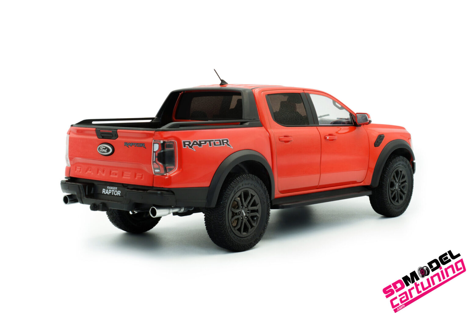 1:18 Ford Ranger Raptor - 2024 - Orange Raptor - SDmodelcartuning.com