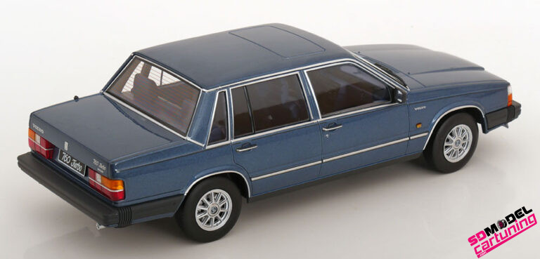 1:18 Volvo 760 Limousine - 1985 - Blauw metallic - SDmodelcartuning.com